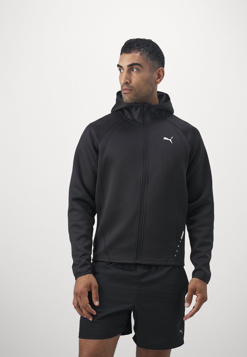 Puma CLOUDSPUN JACKET - Zip-up sweatshirt - black - Zalando.ie