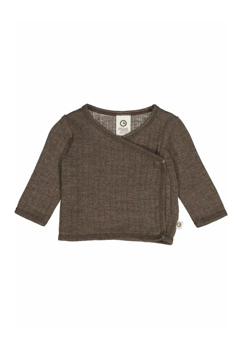 Müsli by GREEN COTTON Cardigan - walnut melange/brown - Zalando.ie