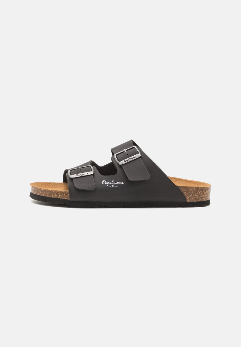 Pepe Jeans BIO DOUBLE - Slippers - black - Zalando.ie