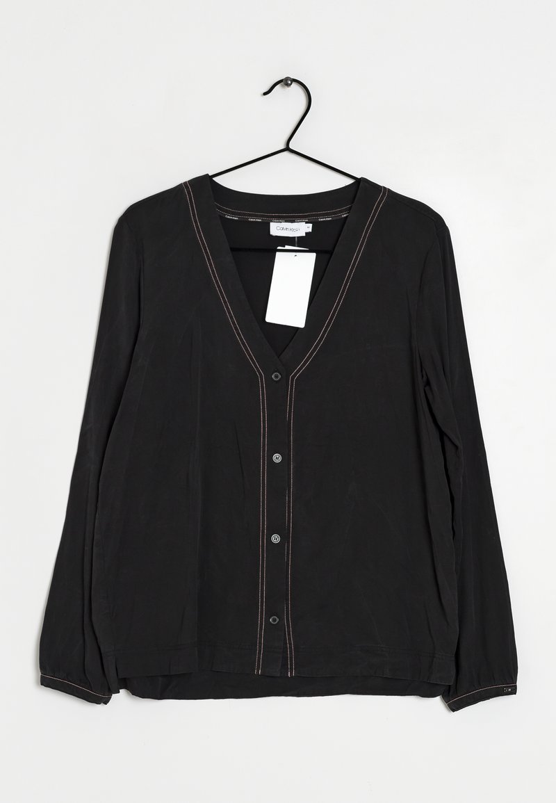 Calvin Klein Bluse - black/schwarz - (Pre-owned) - Zalando.de