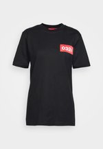 032c TAPED TEE - T-Shirt print - black/schwarz - Zalando.at