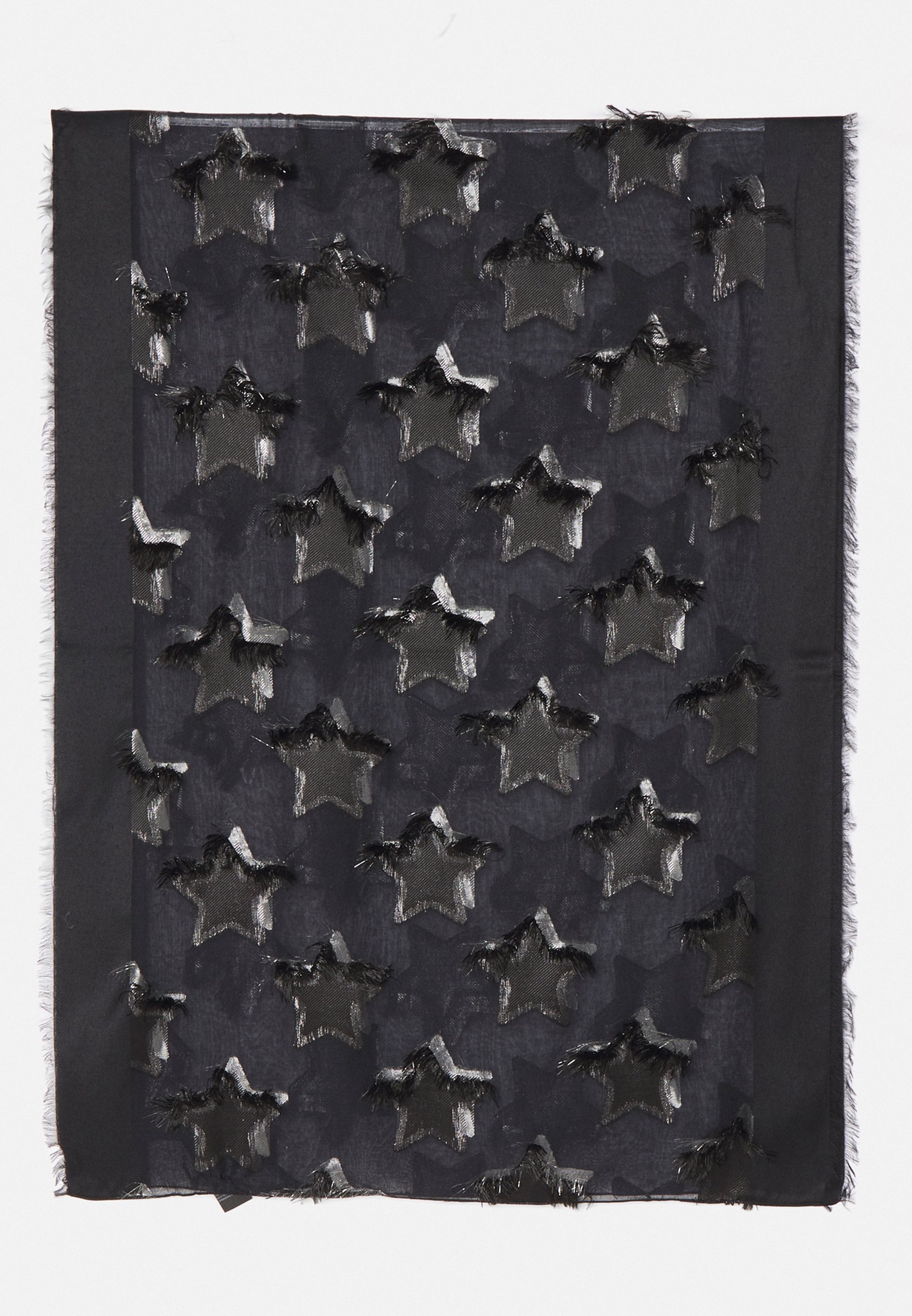 Emporio Armani STAR SCARF Echarpe nero black noir ZALANDO.FR
