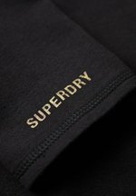 Superdry CODE TECH HIGH WAIST - Legging - black gold/zwart - Zalando.be