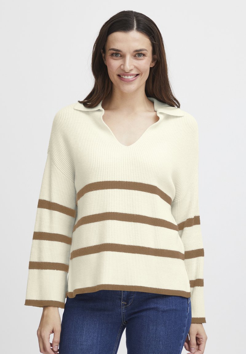 Fransa Jersey de punto - coca mocha mix/marrón - Zalando.es