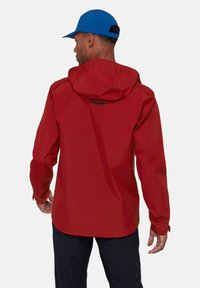 Mammut CRATER LIGHT HS HOODED - Hardshell jacket - dark mammut red/red ...