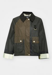 Barbour ALMA WAX JACKET - Summer jacket - archive olive/black/beech ...