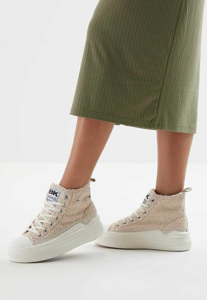 British Knights KAYA FLOW MID - Baskets montantes - beige/off white ...