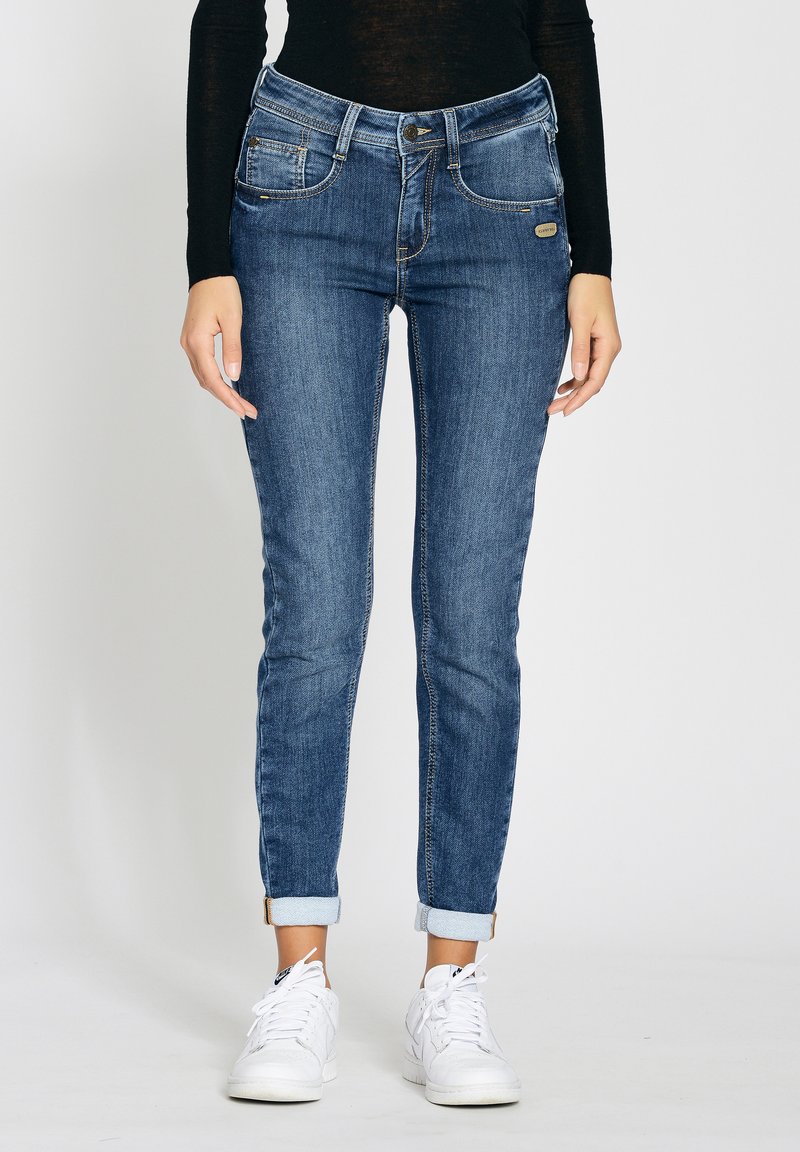 Gang Jeans Slim Fit - authentic vintage wash/blue denim - Zalando