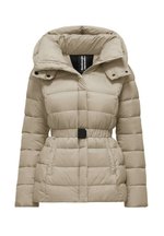 Bomboogie RICICLATO CON CINTURA - Down jacket - chantilly/beige ...