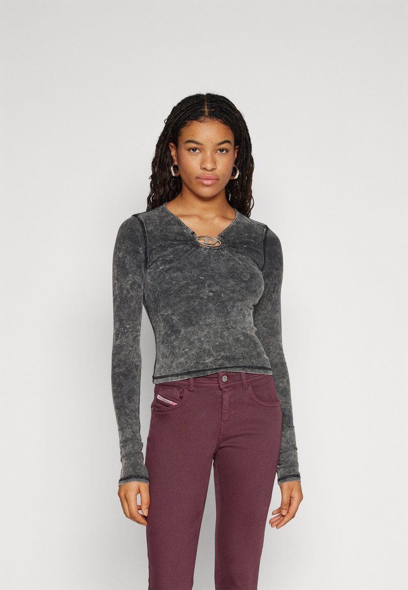 Diesel RESPECT - Long sleeved top - black - Zalando.co.uk