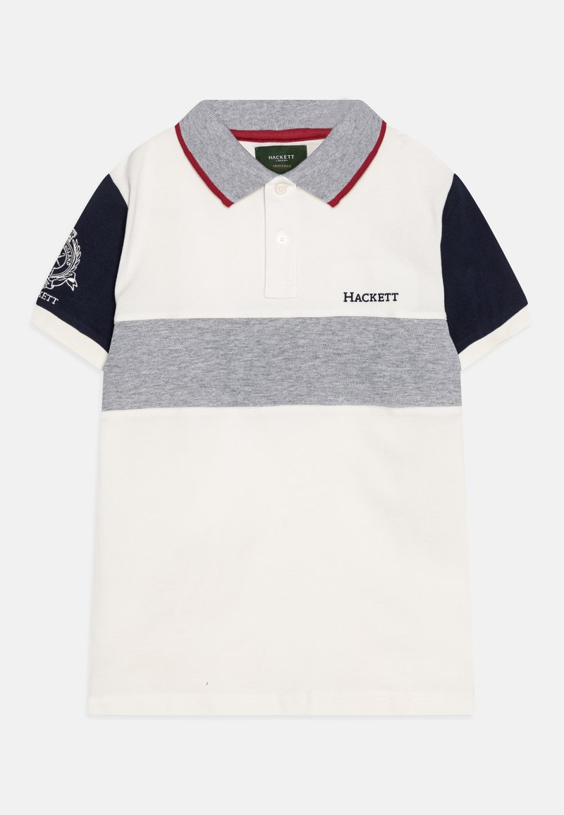Hackett London HERITAGE PANEL - Bluză polo - white/alb - Zalando.ro