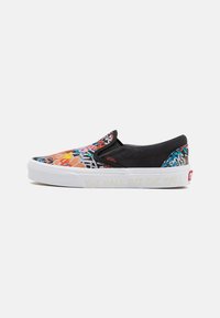 Vans CLASSIC SLIP-ON UNISEX - Scarpe senza lacci - black/multi-coloured ...