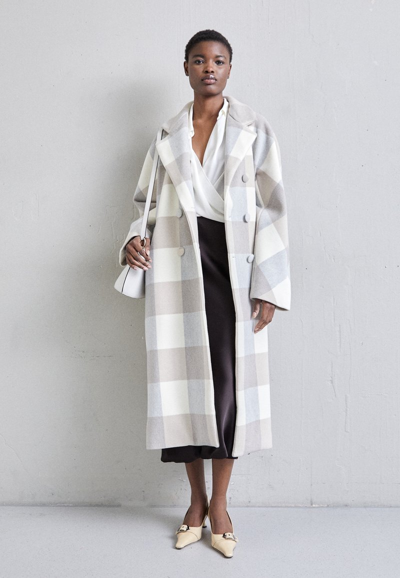 Fête Impériale EBONY - Klasikinis paltas - taupe/rausvai pilka - Zalando.lt