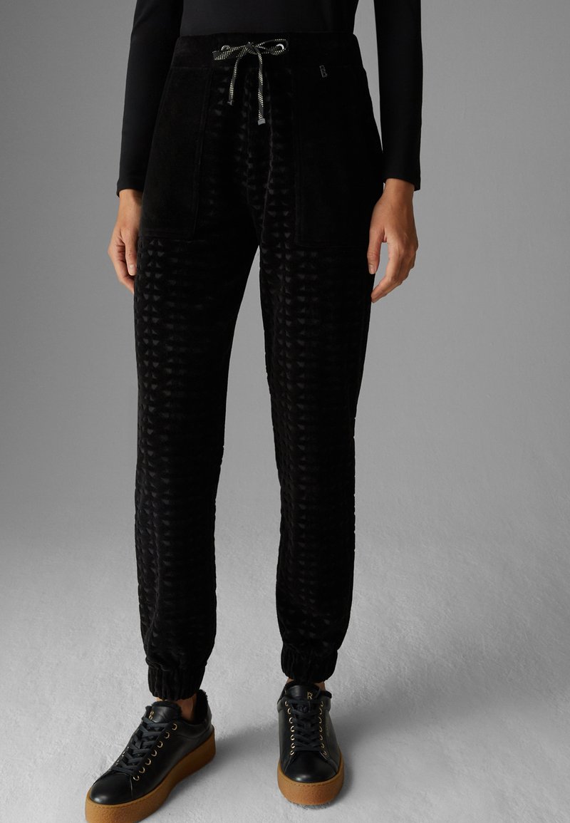 Bogner SAMT LUCY - Tracksuit bottoms - schwarz/black - Zalando.ie