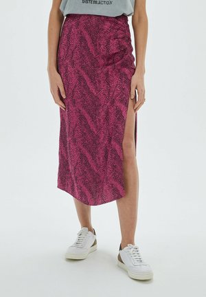 ICHI IHREGINE SK - A-lijn rok - super pink/donkerroze - Zalando.nl