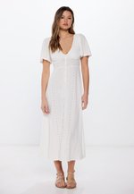 Springfield Maxi dress - white - Zalando