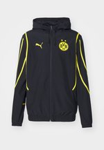 Puma BVB BORUSSIA DORTMUND PREMATCH JACKET - Club wear - black/faster ...