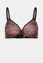 Gossard GLOSSIES LEOPARD BRA - Bügel BH - black/red/schwarz - Zalando.at