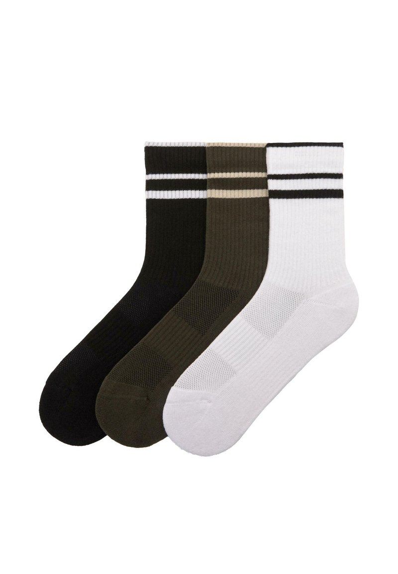 PULL&BEAR PACK OF 3 - Ponožky - white/bílá - Zalando.cz
