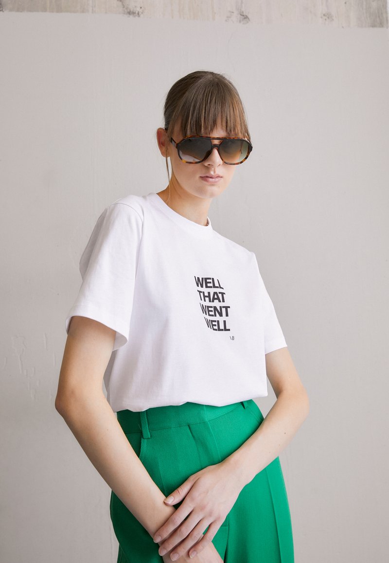 Victoria Beckham T-shirt z nadrukiem - Zalando.pl