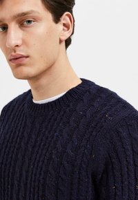 Selected Homme SLHHENRY - Strickpullover - sky captain/blau - Zalando.de
