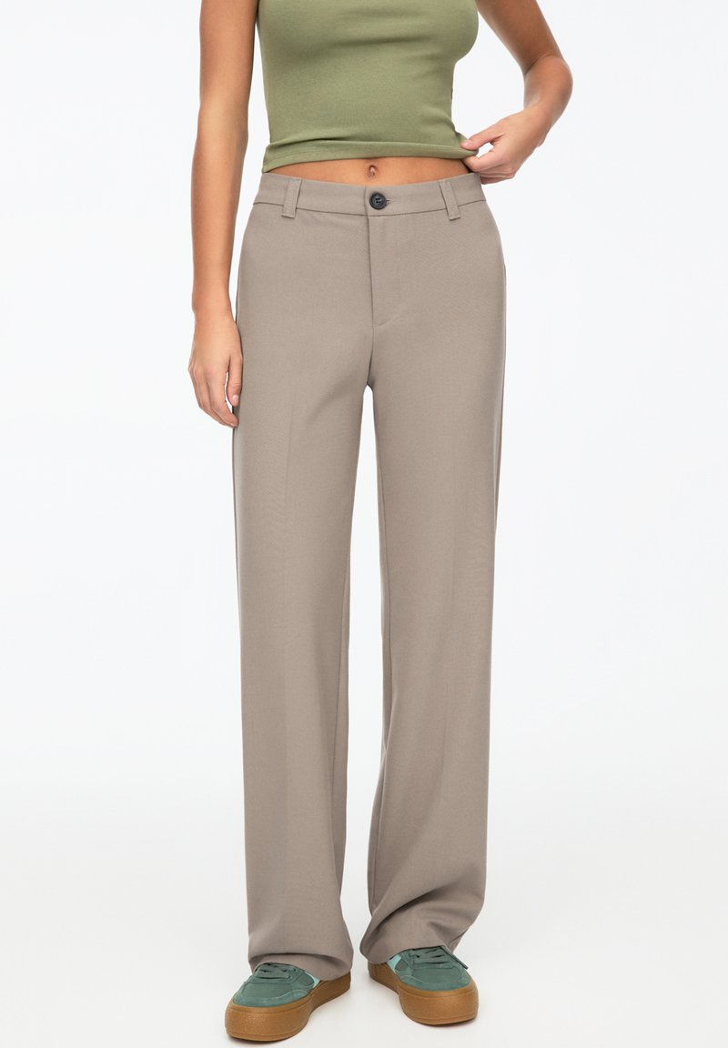 PULL&BEAR FORMAL STRAIGHT LEG - Bukser - light brown/lysebrun - Zalando.dk