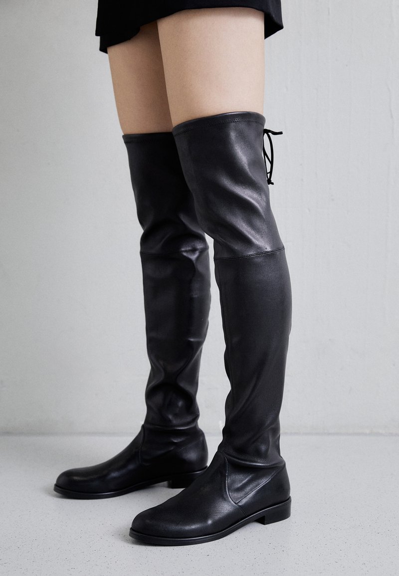 Stuart Weitzman Lowland Bold Boot Over The Knee Boots Black Zalando