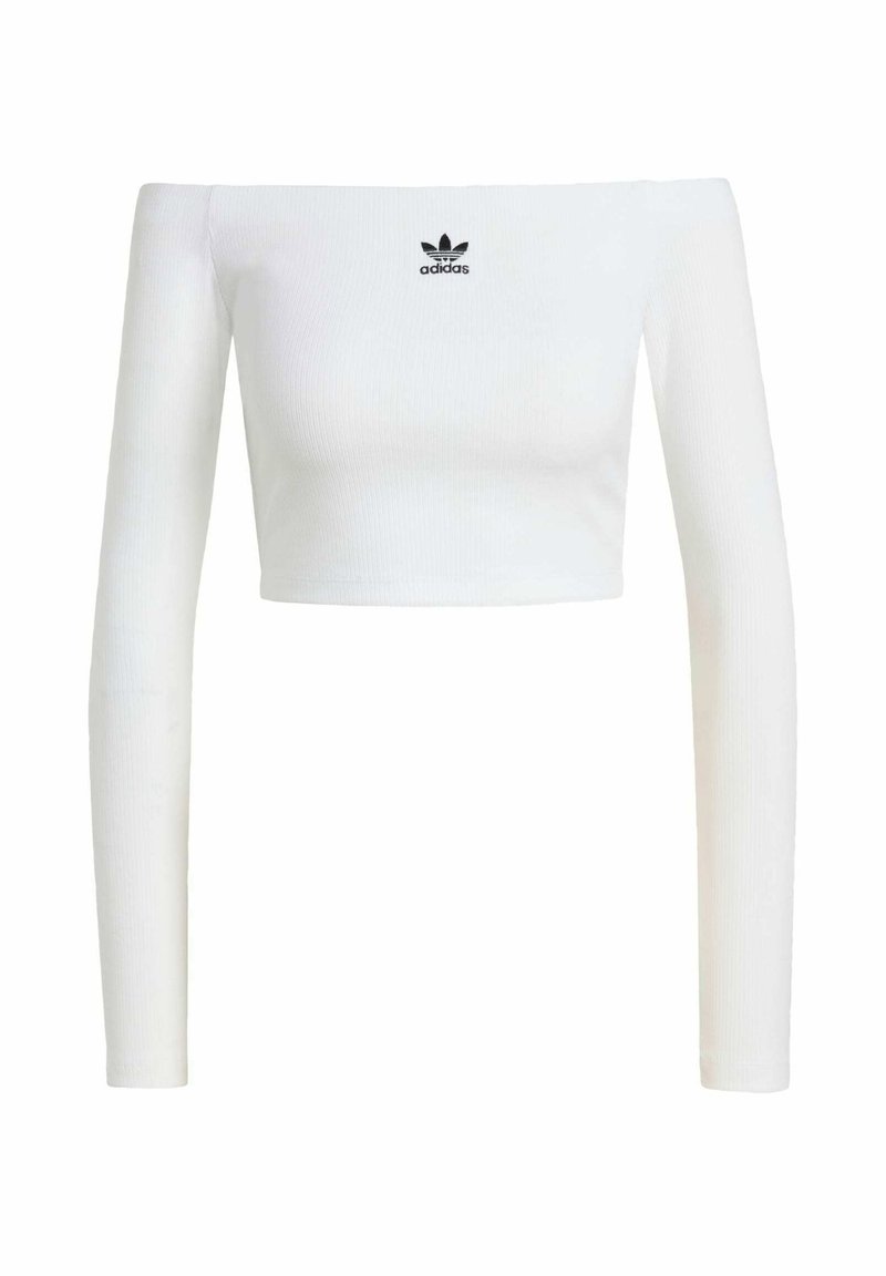 adidas Originals ESSENTIALS OFF SHOULDER LONGSLEEVE - Long sleeved top ...