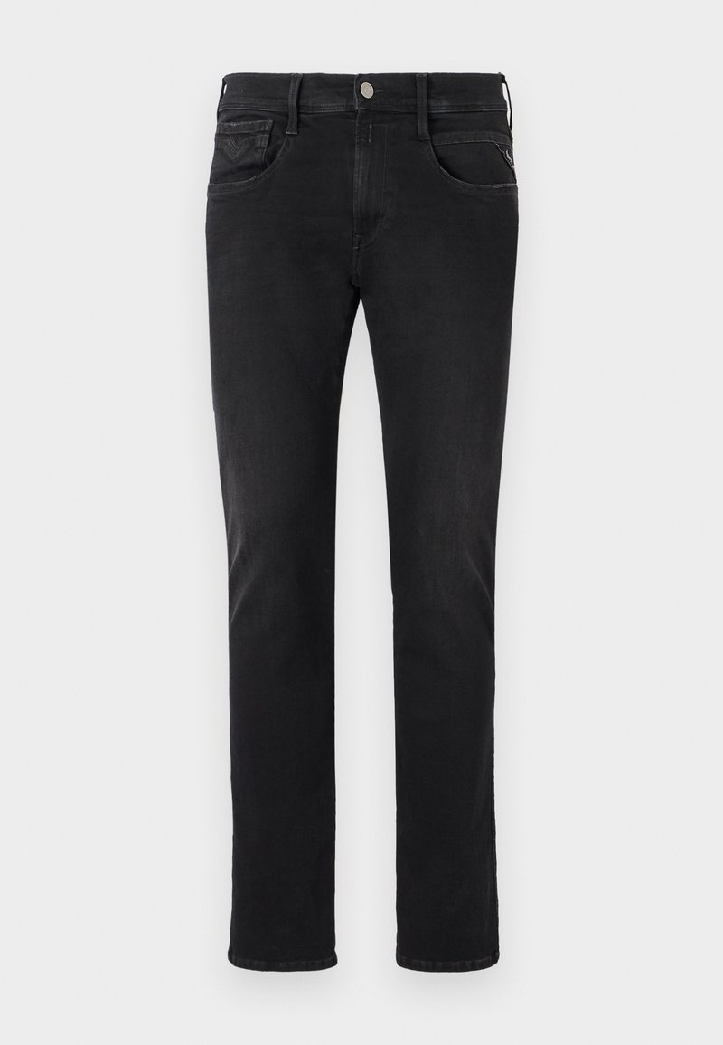 Replay ANBASS HYPERFLEX CLOUDS - Jeans Slim Fit - schwarz/black denim ...