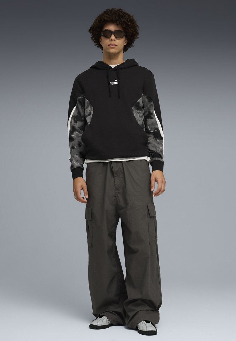 Puma CAMO - Kapuzenpullover - black/schwarz - Zalando.ch