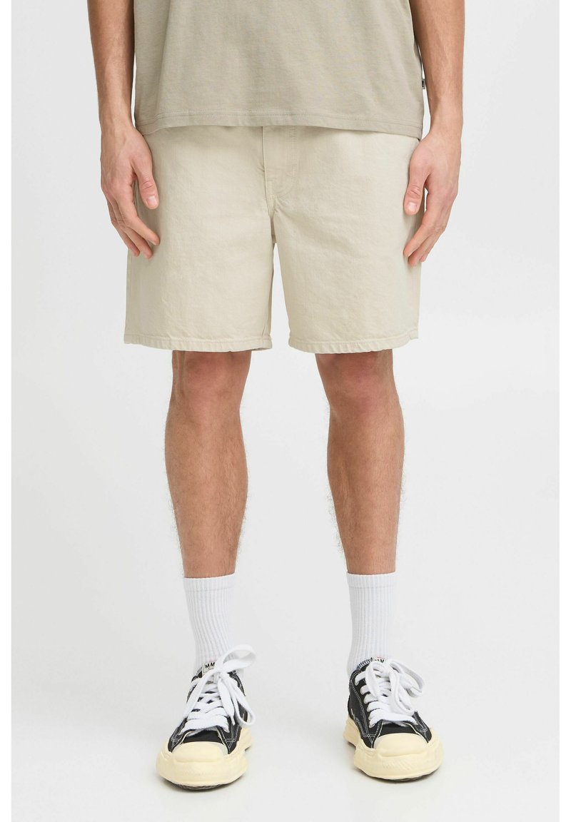 Solid RYAN - Denim shorts - oatmeal/mottled beige - Zalando.co.uk