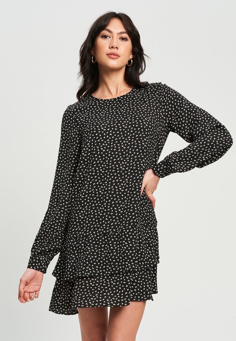 WILLA VENUS - Day dress - daffodil floral/black - Zalando.ie