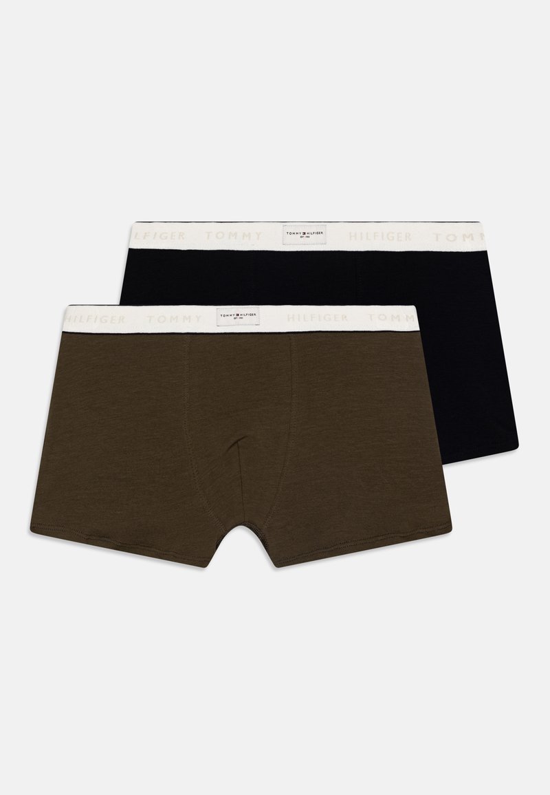 Tommy Hilfiger TRUNK 2 PACK - Pants - army green/desert sky/dark blue ...