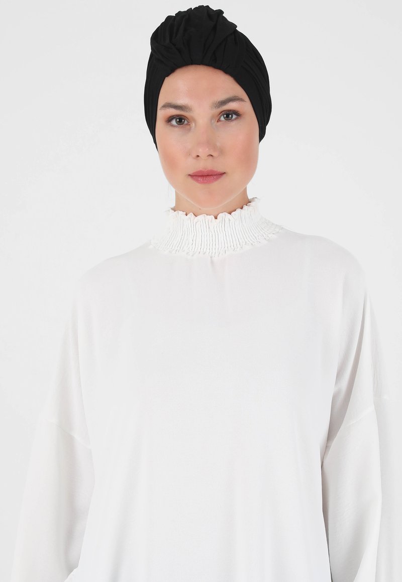 Modanisa CRISS CROSS INSTANT TURBAN HALIMA - Headscarf - black - Zalando.ie