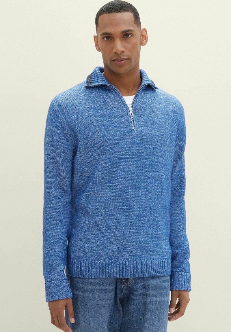 TOM TAILOR Jumper - hockey blue white core/blue - Zalando