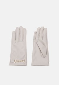 Guess JAMES LOGO GLOVES - Gloves - taupe - Zalando.ie