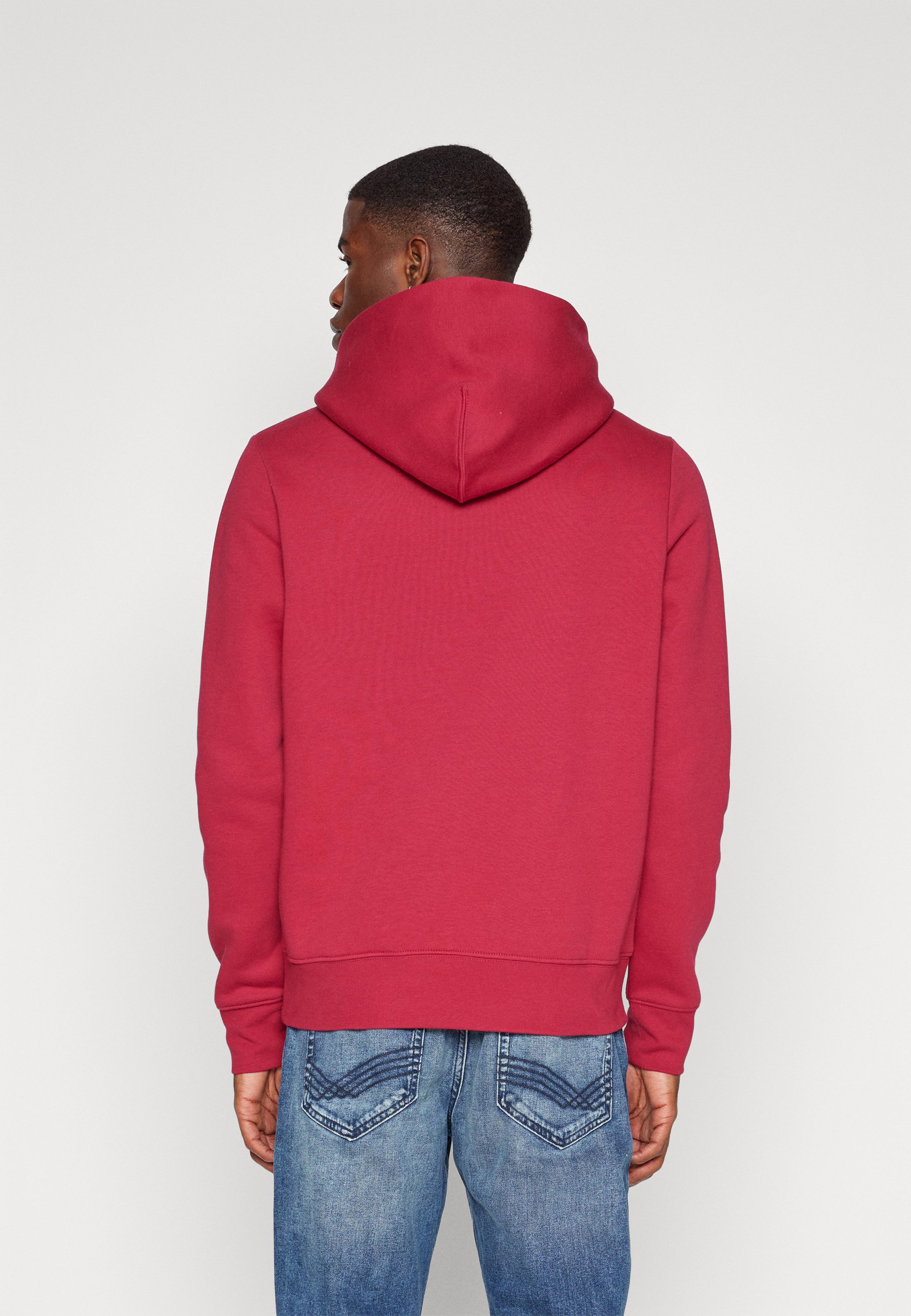 Tommy Hilfiger ARCHED VARSITY HOODY Sweatshirt royal berry beere Zalando