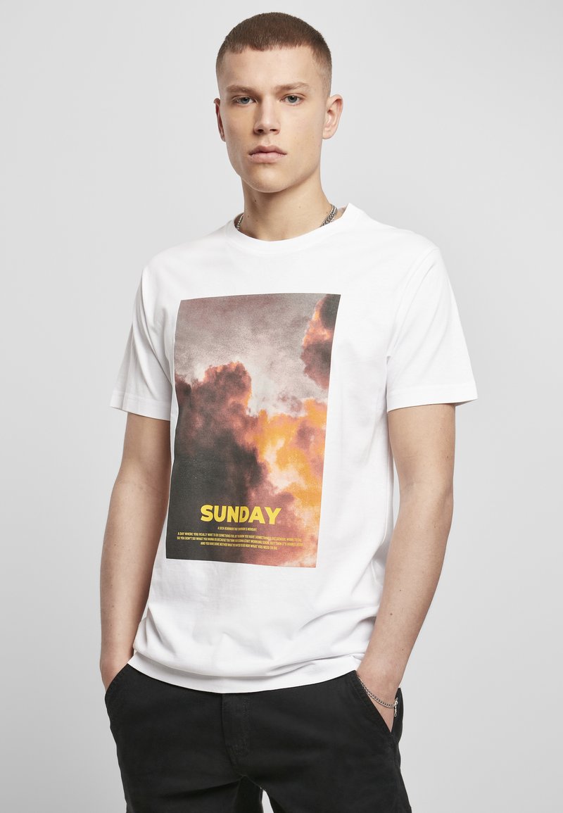 Mister Tee Trükipildiga T-särk - white/valge - Zalando.ee