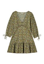 Springfield AND RUFFLED - Day dress - khaki - Zalando