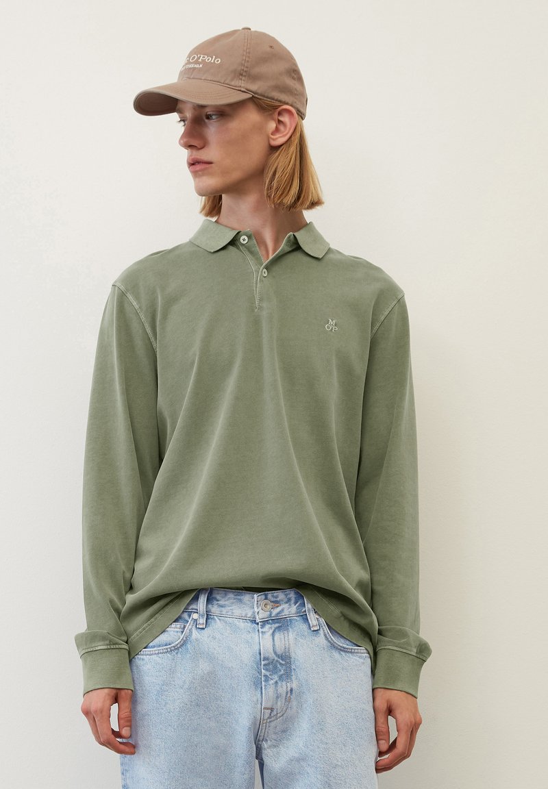 Marc O'Polo Polo - olivia gray/verde oliva - Zalando.es