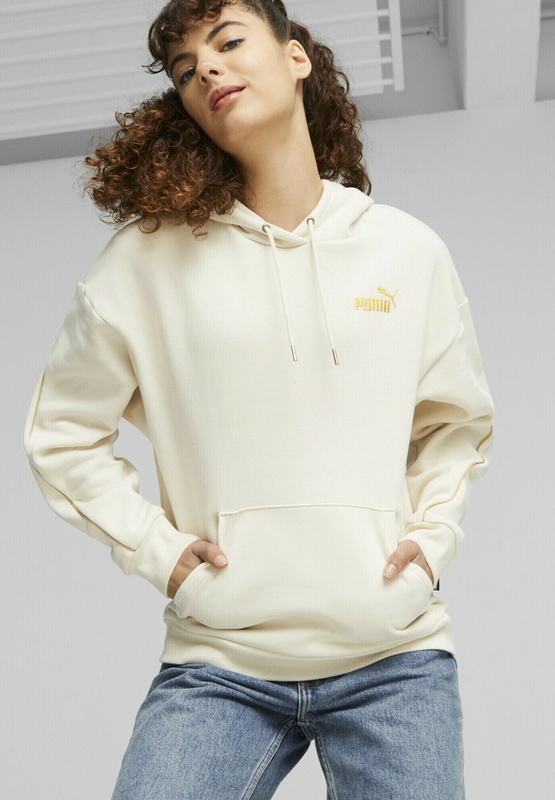 Puma MINIMAL - Kapuzenpullover - alpine snow/weiß - Zalando.ch