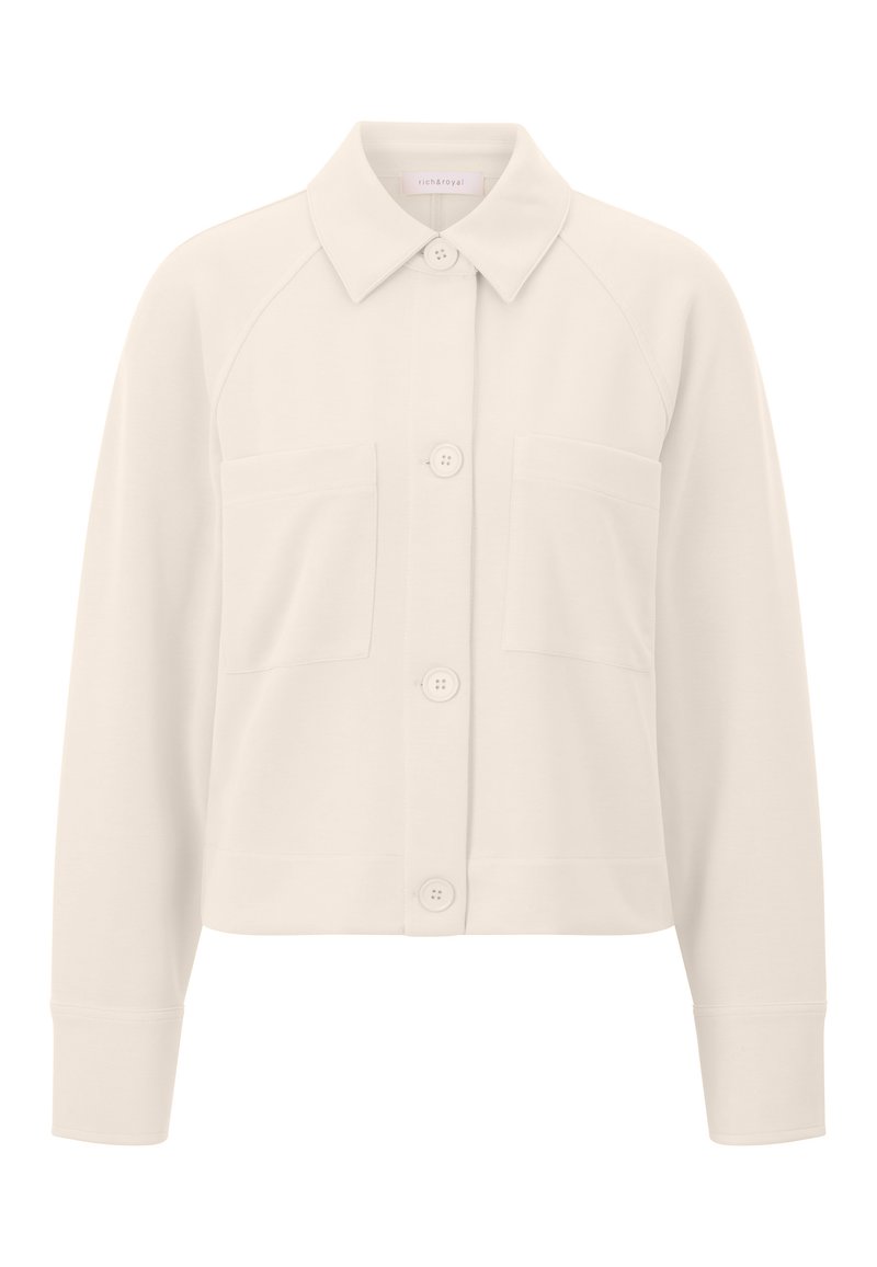 Rich & Royal Lichte jas - pearl white/crème - Zalando.nl