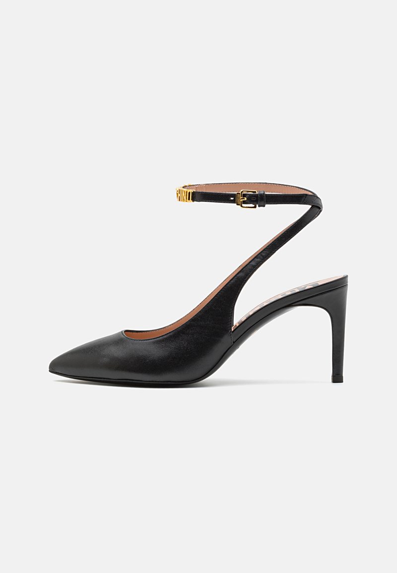 MOSCHINO MINI LETTERING - Classic heels - black - Zalando.co.uk