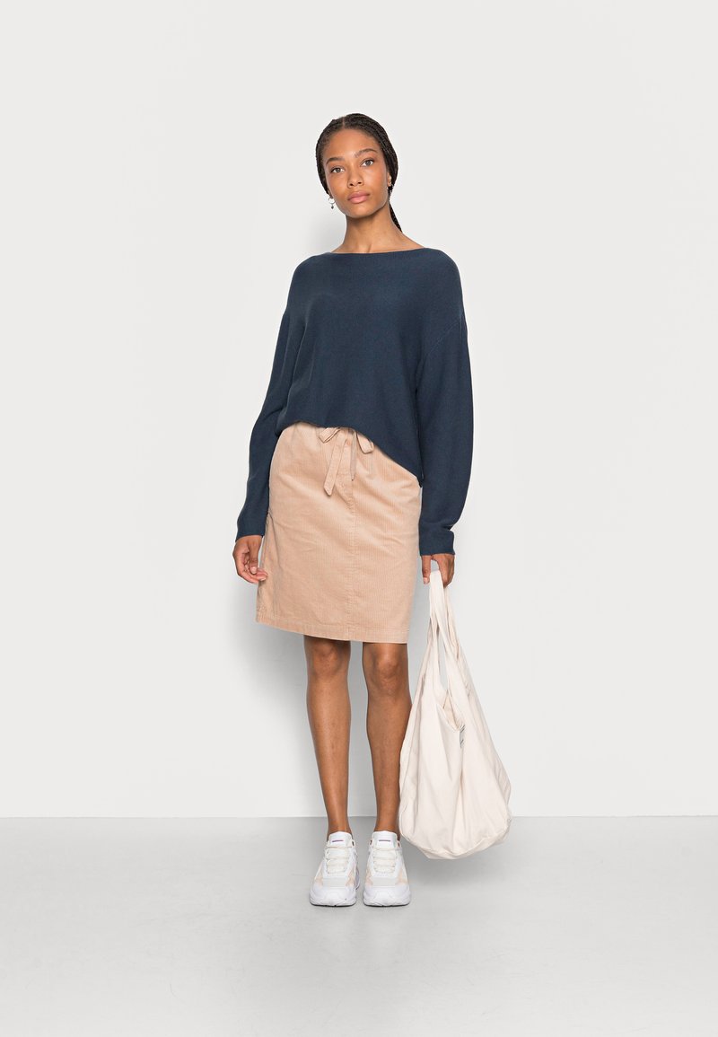 Marc O'Polo LONGSLEEVE MODERN WIDE FIT RICE CORN STRUCTURE - Jumper ...