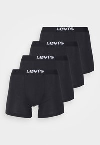 Levi's® MEN SOLID BASIC BOXER BRIEF 4 PACK - Boxer Briefs - black/schwarz - Zalando