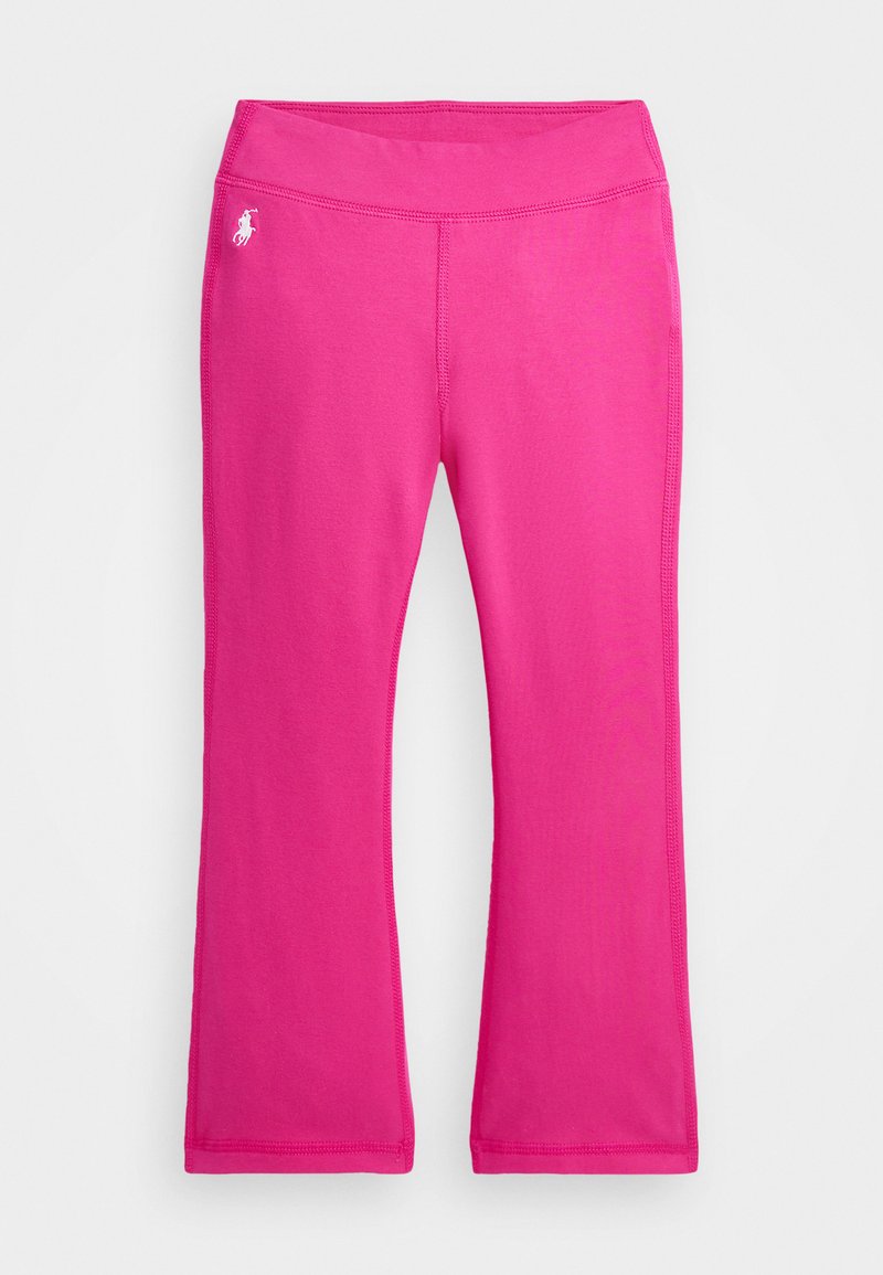 Polo Ralph Lauren FLARE PANTS - Leggings - Hosen - bright pink/white ...