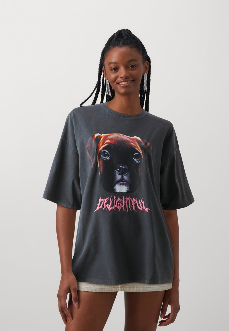 Even&Odd T-Shirt print - black/schwarz - Zalando.at