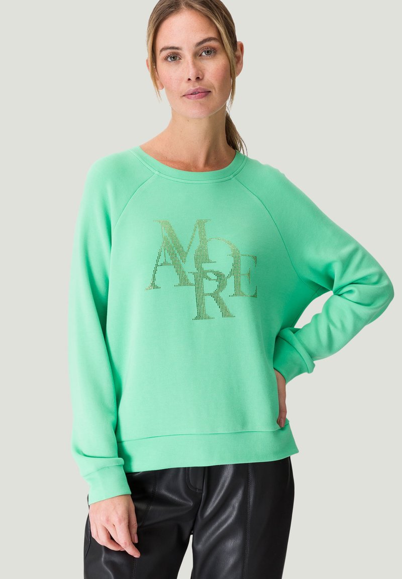 zero MIT GLITZERSTEINCHEN - Sweatshirt - patch greengreen/grün - Zalando.de