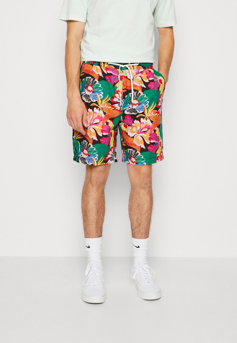 Scotch & Soda REGULAR TAPERED FAVE BERMUDA - Šorti - black/melns ...