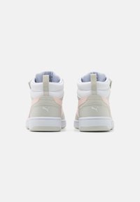 Puma REBOUND V6 MID UNISEX - Sneaker high - white/frosty pink/sedate ...